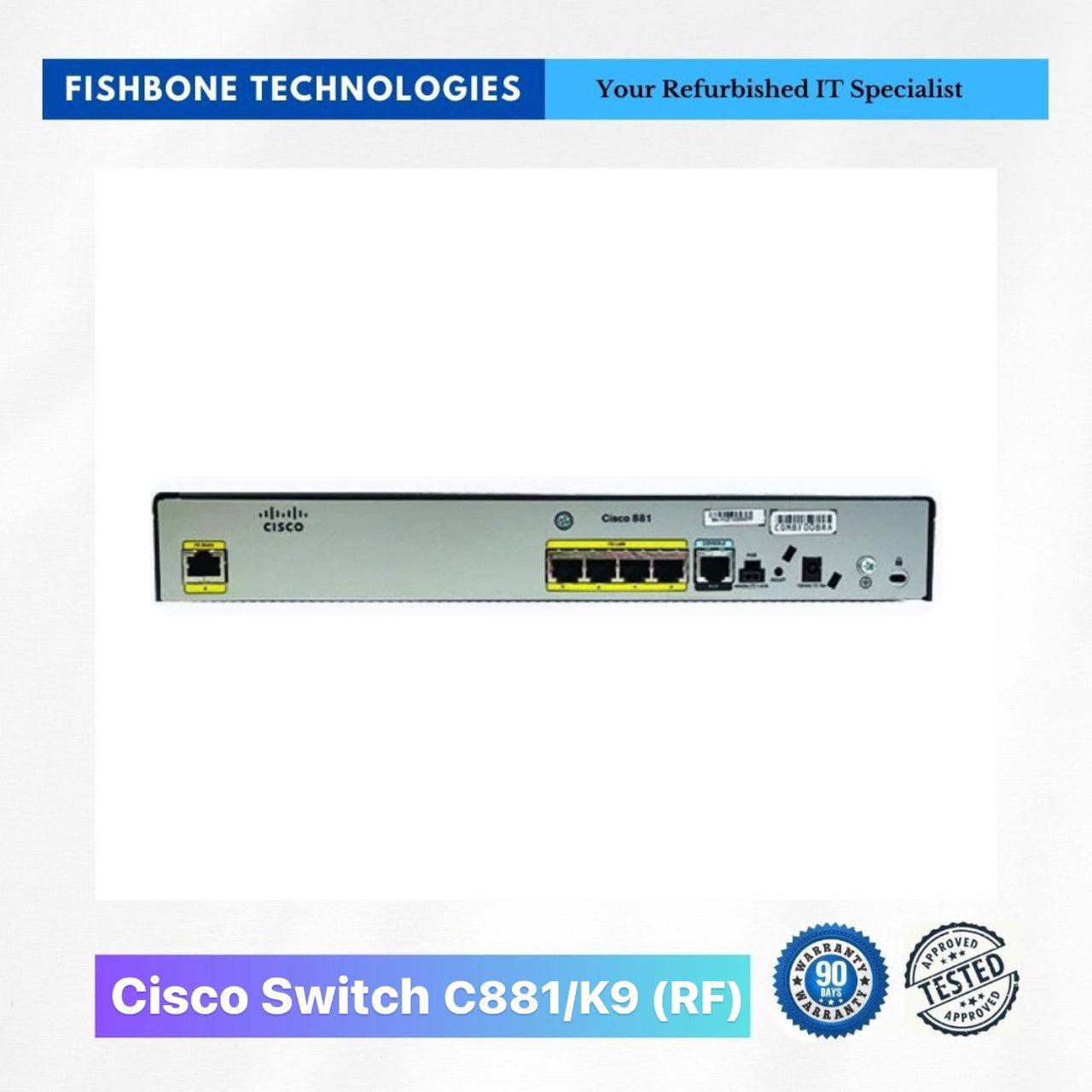Refurbished Cisco 881 Integrated Service Router