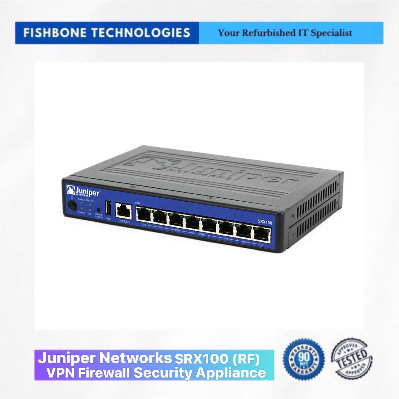 Refurbished Juniper Networks SRX100 VPN Firewall Security Appliance ...